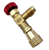 China Air Conditioner Safety Valve – Leak-Proof Refrigerant Charging Adapter Frost-Proof Valve for R410 & R22 Systems for sale