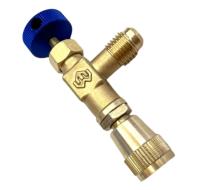 China Air Conditioner Safety Valve – Leak-Proof Refrigerant Charging Adapter Frost-Proof Valve for R410 & R22 Systems for sale