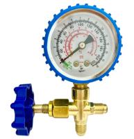 China 466 Single Gauge Valve Automotive R134a Refrigerant Charging Tool for Air Conditioning AC Refrigerant Heat Exchange Parts for sale