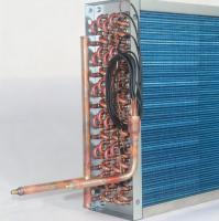 China Copper Vertical Finned Condenser for HVAC 20mm Tube for sale