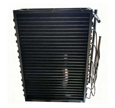China Marine Copper Condenser with Aluminum Fins 12mm Tube Corrosion Resistant for sale