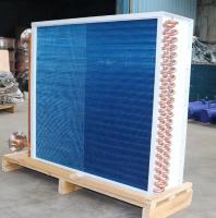 China Stainless Steel Fin-Tube Condenser with Copper Tubes Air-Cooled Heat Exchanger for Air-Conditioning Systems for sale
