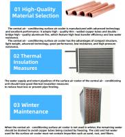 China Copper Tube Condenser with Hydrophilic Aluminum Fins for HVAC Systems for sale