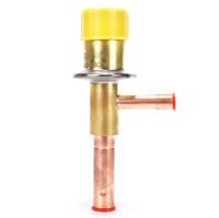 China New Condition Automatic Expansion Valve with Hot Gas Bypass for R404A Refrigeration in Brass/Copper Material for sale
