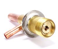 China New Condition Automatic Expansion Valve with Hot Gas Bypass for R404A Refrigeration in Brass/Copper Material for sale