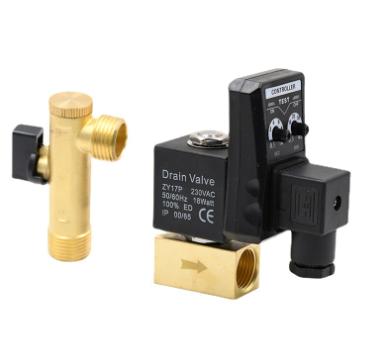 China Automatic Timed Drainage Integrated Cooler with AC 220V and 1/2 Inch Interface for Corrosion-Resistant Air Compressor Systems for sale
