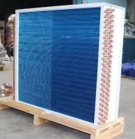 China Stainless Steel Finned Tube Condenser with Aluminum and Copper Construction CE Certified for HVAC and Refrigeration for sale