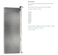 China Condenser 673370 / 673327 / 3673013 / 600974 / 60-0974 Truck Refrigeration Condensator For Thermo King for sale