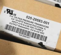 China 025-29583-000 YK High-Precision Pressure Transducer 0-2000 PSI 4-20mA ±0.25% FS for Refrigeration and HVAC Systems for sale