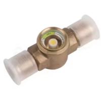 China Copper and Brass Sight Glass Indicator for Heat Exchange and Refrigeration Systems for sale