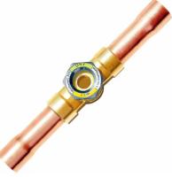 China Copper and Brass Sight Glass Indicator for Heat Exchange and Refrigeration Systems for sale
