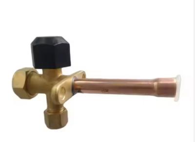 China 1/4 3/8 1/2 Copper Service Valve for Air Conditioner and Refrigeration AC Split Valve for sale