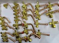 China 1/4 3/8 1/2 Copper Service Valve for Air Conditioner and Refrigeration AC Split Valve for sale
