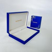China Custom paper with gold foil logo jewelry packaging box for sale