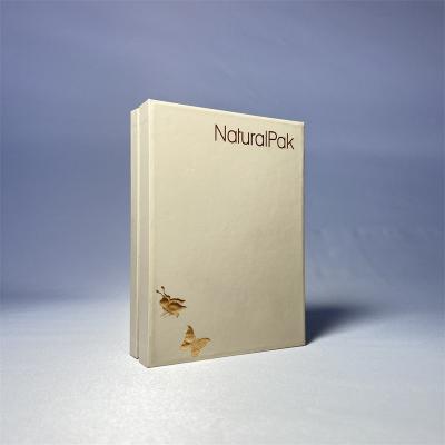 China Beige Luxury Jewelry Packaging Boxes Jewellery Cases For Earrings for sale