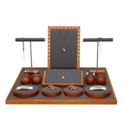 China OEM ODM Luxury Jewelry Trays Displays Ring Earring Pendant Necklace Tray Organizer for sale