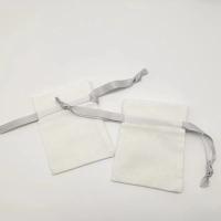 China Gold Foil Drawstring Gift Pouches Shipping Jewelry Packaging Bag With Logo for sale