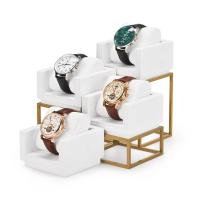 China OEM Logo PU Luxury Watch Display Wrist Watch Display Stand for sale