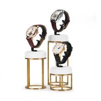 China OEM Logo PU Luxury Watch Display Wrist Watch Display Stand for sale