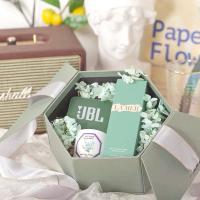 China Recyclable Luxury Cosmetic Packaging Boxes Matt Lamination Gift Pack With Ribbon for sale