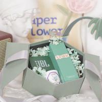 China Recyclable Luxury Cosmetic Packaging Boxes Matt Lamination Gift Pack With Ribbon for sale