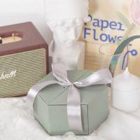 China Recyclable Luxury Cosmetic Packaging Boxes Matt Lamination Gift Pack With Ribbon for sale