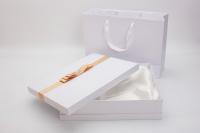 China 100*100*40mm Paper Luxury Cosmetic Packaging Boxes With Ribbon for sale