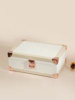 China Luxury Jewelry Display Box With Mirror , Multifunction Jewelry Box For Women for sale
