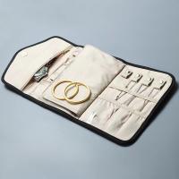 China Cotton Roll Up Jewelry Organizer Jewellery Travel Roll Case 280*220*25MM for sale