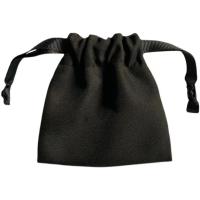 China Custom Logo Drawstring Jewelry Pouch Cotton Jewelry Pouch With Grosgrain Ribbon for sale