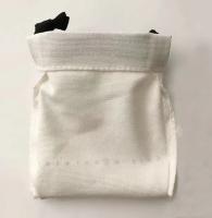 China Screen Printing Drawstring Jewelry Pouch White Cotton Jewelry Pouch For Watches for sale