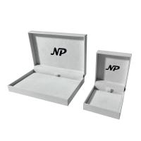 China White Classic Luxury Jewelry Packaging Boxes Simplicity Ring Boxes For Wedding for sale