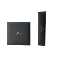 China Custom leatherette paper jewelry packaging box for sale