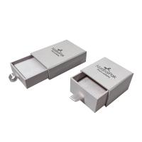 China Seashell Luxury Jewelry Packaging Boxes Slide Open Drawer Paper Box With Ribbon Pull for sale