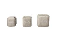 China Wholesale Round corner Velvet Jewelry Box Luxury Earring Bracelet Necklace Ring Box Jewelry Packaging Box for sale