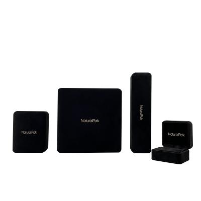 China Clamshell Luxury Jewelry Packaging Boxes Personalised Jewellery Box For Earrings for sale