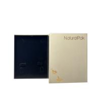 China Beige Luxury Jewelry Packaging Boxes Jewellery Cases For Earrings for sale