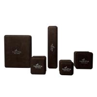 China Brown Suede Luxury Jewelry Packaging Boxes Bangle Bracelet Storage Box OEM ODM for sale