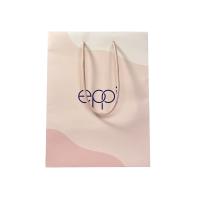 China Custom Size Cotton Handle Printed Small Paper Gift Bags For Jewelry Box for sale