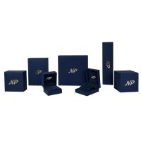 China Bright Blue Luxury Jewelry Packaging Boxes Paper Costume Jewelry Box for sale