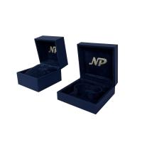 China Bright Blue Luxury Jewelry Packaging Boxes Paper Costume Jewelry Box for sale