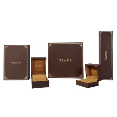 China Manufactures Custom soft touch paper Jewelry Box for Ring Earring Pendant Bangle Bracelet Necklace Gift for sale