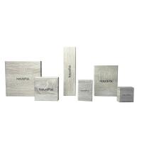 China Slope Opening Wood Grain Cardboard Box Sandwich Paper Pendant Set Box for sale