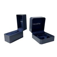 China Ortagonal high End Suede Packaging Box for Ring Earring Pendant Bracelet Necklace jewelry for sale