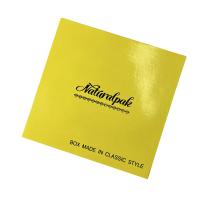 China Yellow Black Luxury Single Watch Box Custom Watch Packaging Box With Trim for sale