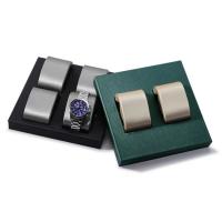 China Dark Black Green Luxury Watch Display Watch Tray Organizer OEM ODM for sale