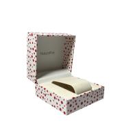 China Polka Dot Wrist Watch Packaging Boxes Two Piece Lift Off Cardboard Gift Packaging for sale