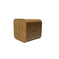 China Wooden Texture Leatherette Wrist Watch Packaging Boxes Watch Strap Gift Box for sale
