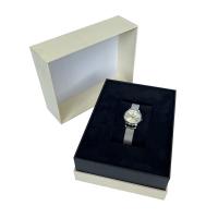China Custom Two Piece Lift Off Cardboard Watch Box With Recessed Base for sale