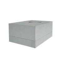 China Custom Two Piece Lift Off Cardboard Watch Box With Recessed Base for sale
